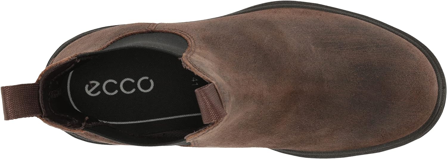 ECCO Men’s Grainer Chelsea Boot(Coffee Suede) - ECCO Shoes Sale