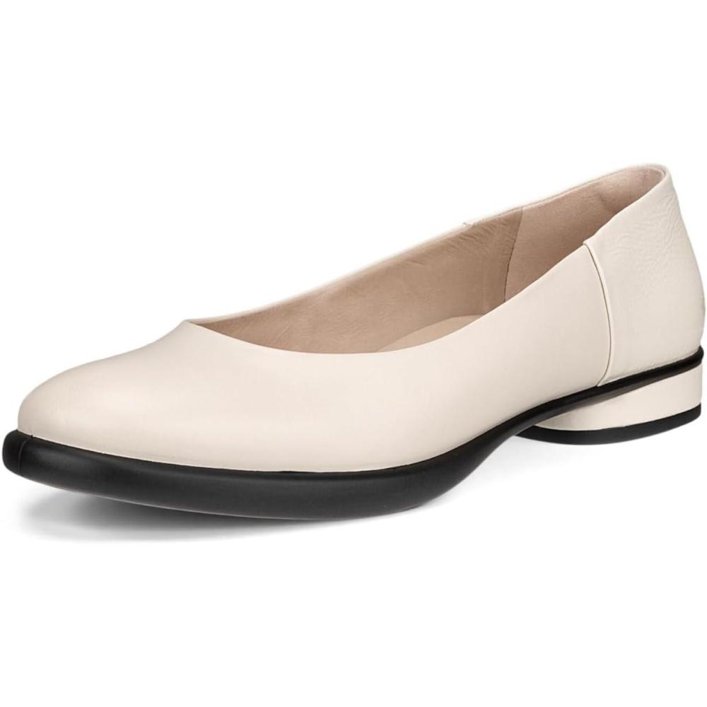 ECCO Women’s Sculpted Luxe Ballerina Ballet Flat(Limestone) - ECCO ...