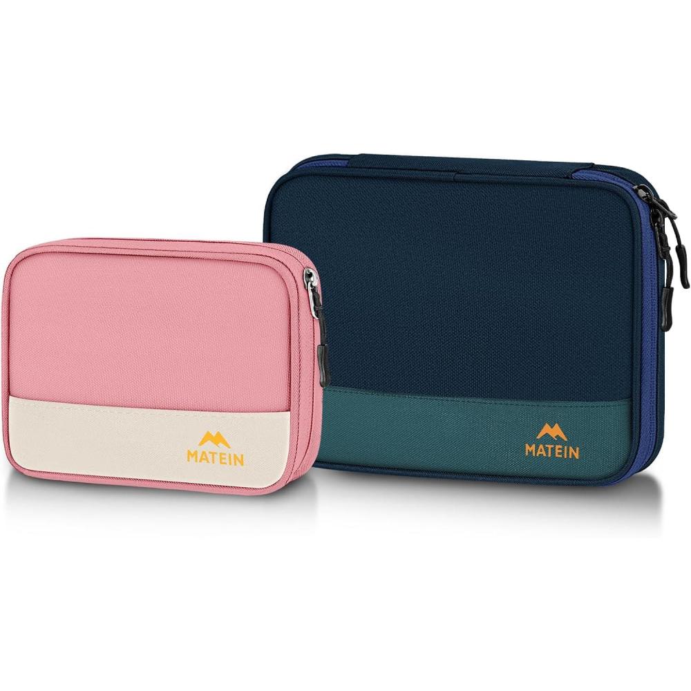 MATEIN Travel Cable Organizer Pouch, Scratch Resistant Portable Charger ...