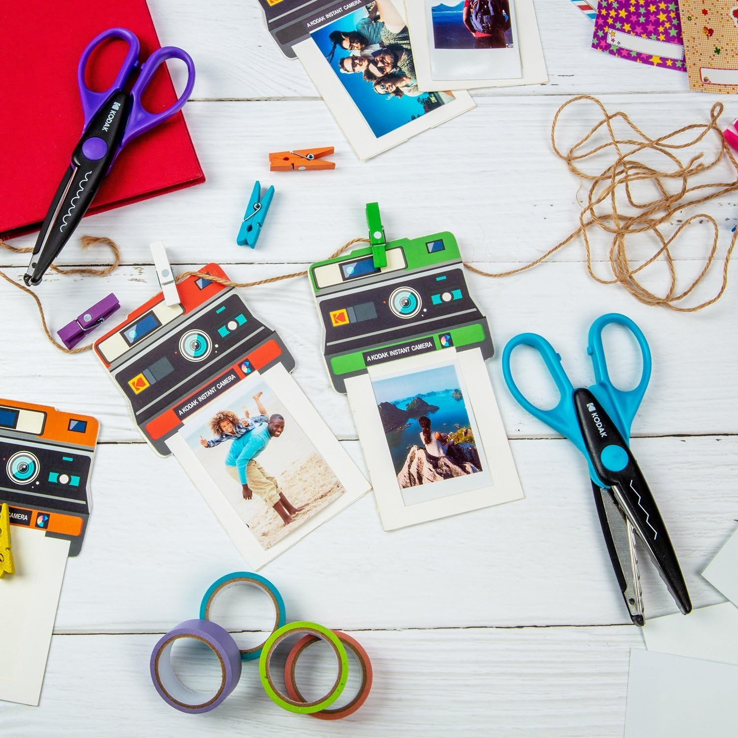 Kodak Colorful, Fun & Decorative Photo Border Stickers for 2×3 Photo ...