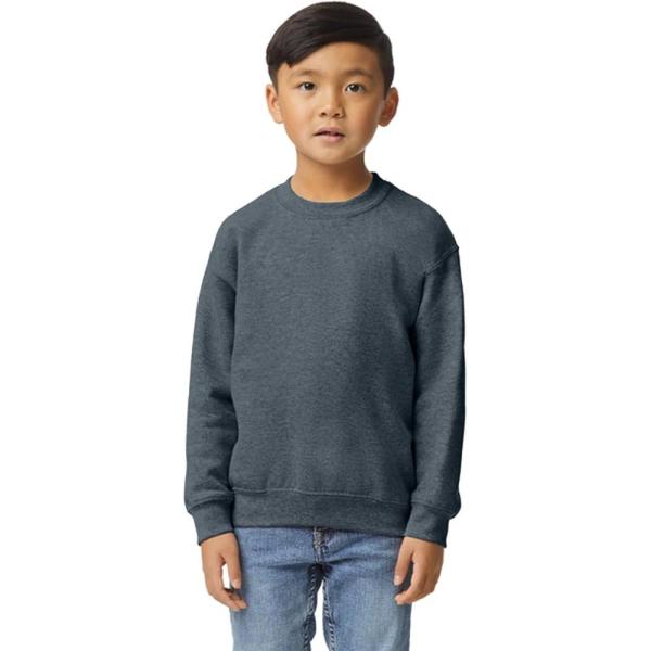 Gildan unisex-child Fleece Crewneck Sweatshirt, Style G18000b(Dark ...