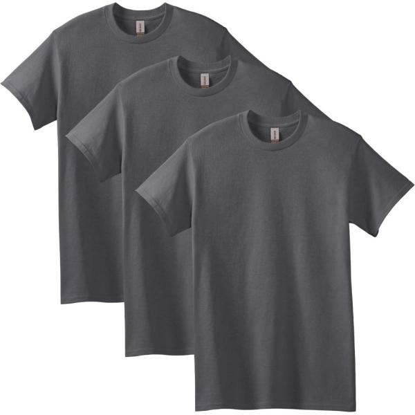 Gildan Adult Heavy Cotton T-Shirt, Style G5000, Multipack(Charcoal (3 ...