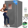 SereneLife Portable Sauna Box for Home, Steam Sauna Tent with Extra ...